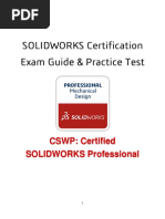 CSWP Certified SOLIDWORKS Professional | PDF | Career & Growth | Computers
