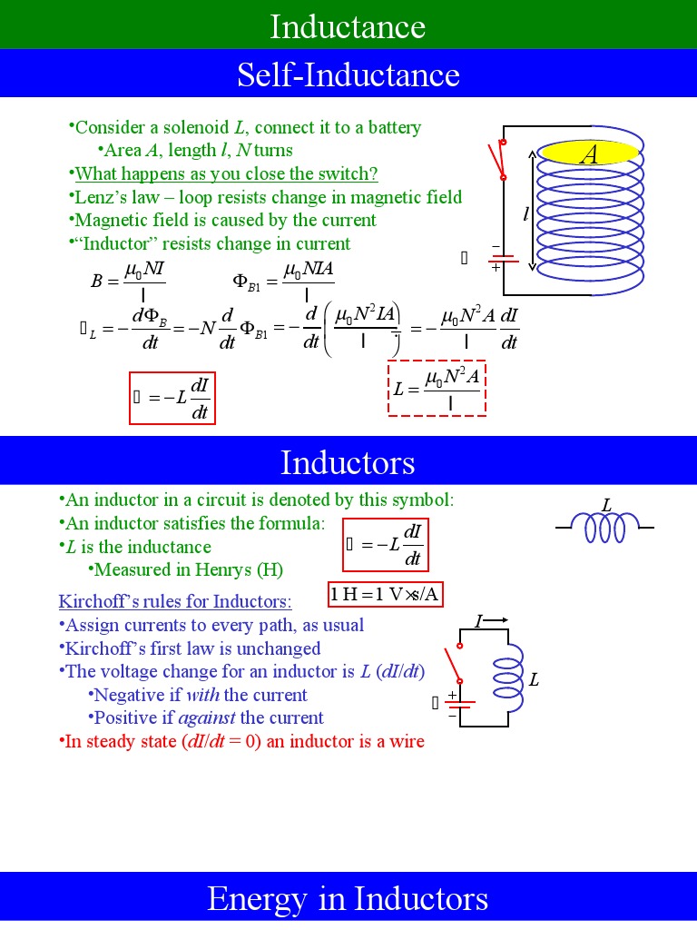 Induct Ance | PDF | Inductance | Inductor