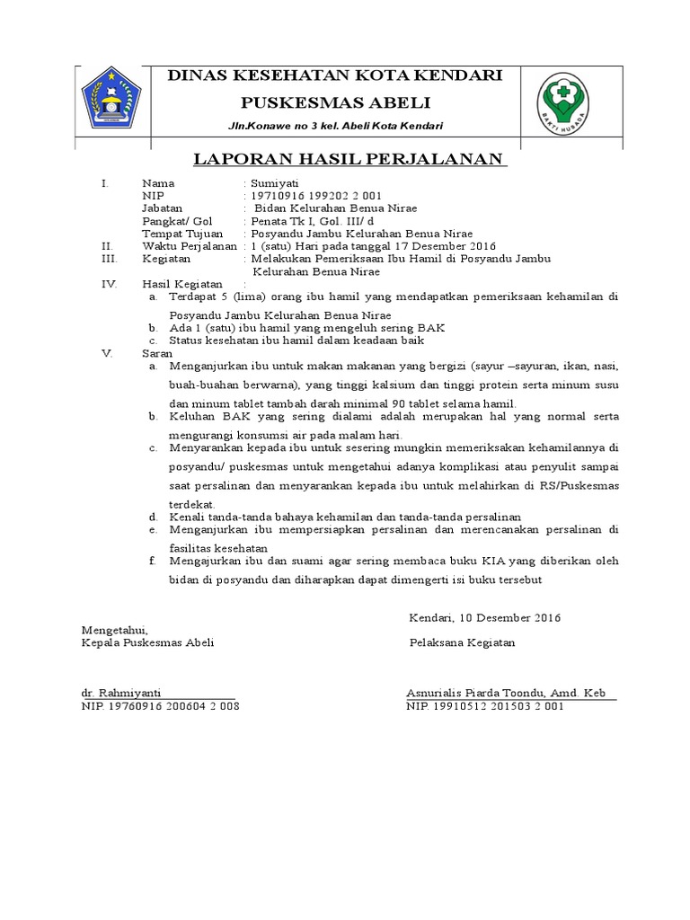 Laporan Hasil Sweeping k4 | PDF