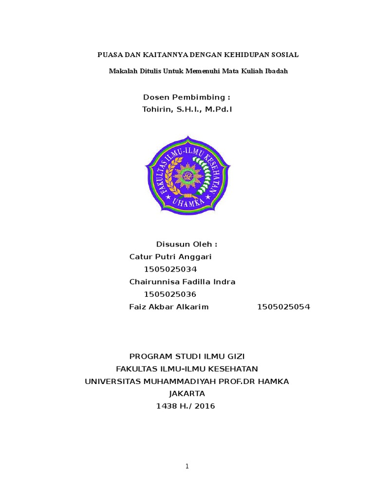 Makalah Shaum | PDF Makalah Shaum | PDF