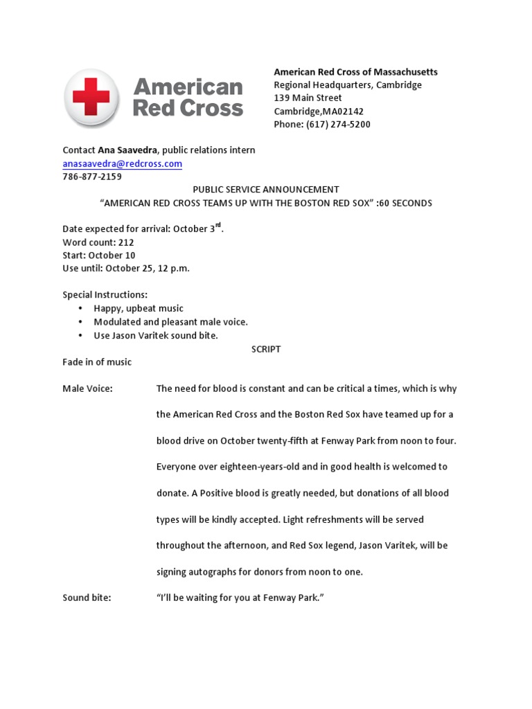 Psa American Red Cross | PDF | Leisure | Sports
