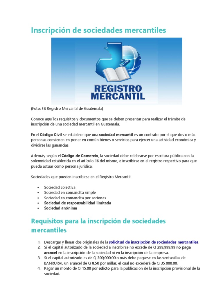 Inscripción de sociedades mercantiles.pdf | Liquidación | Business