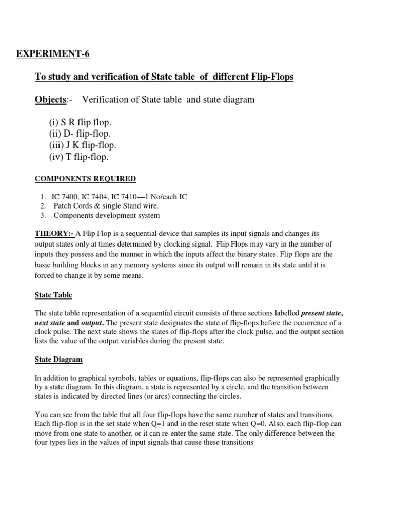 Exp 6 | PDF | Electronic Engineering | Computer Engineering