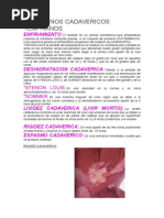 Fase Cromatica, Enfisematosa, Licuefactiva, Esqueletización y ...