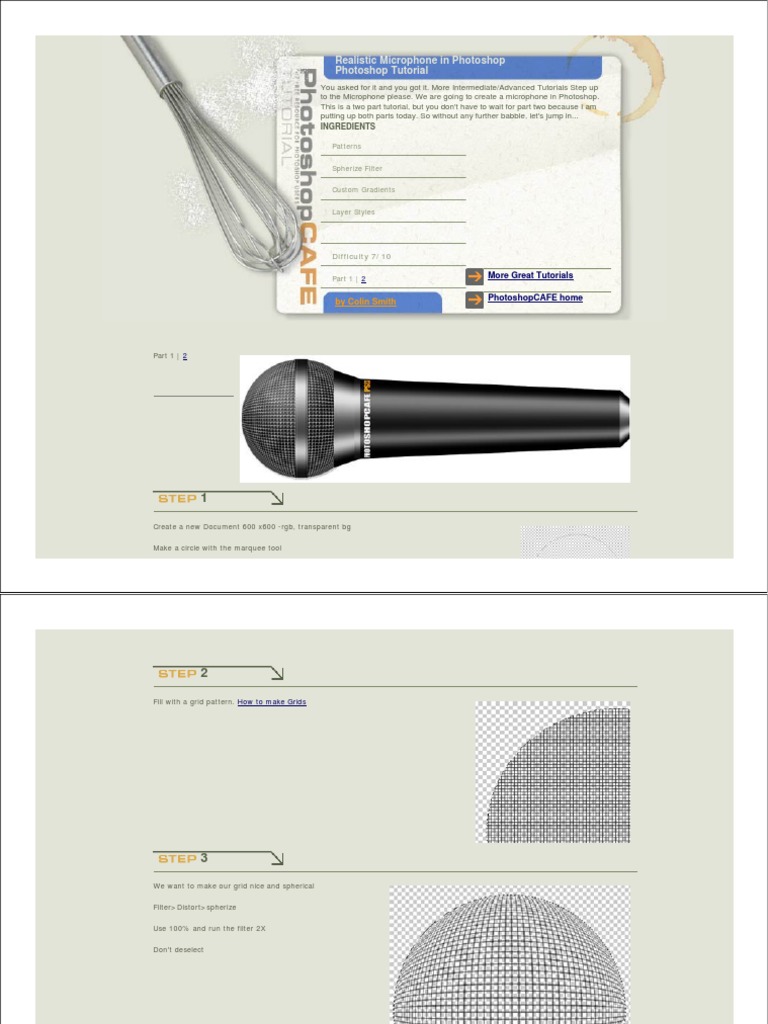 Mic Microphone | Adobe Photoshop | Vision