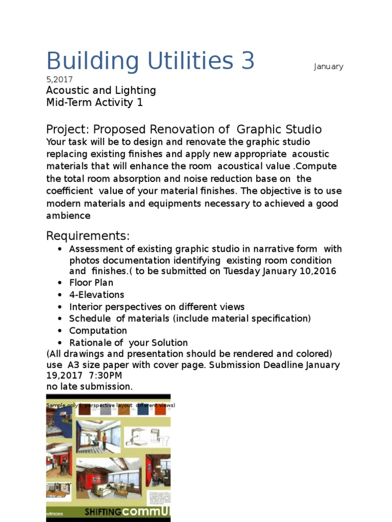 Building Utilities 3 Midterm Act 1 | PDF