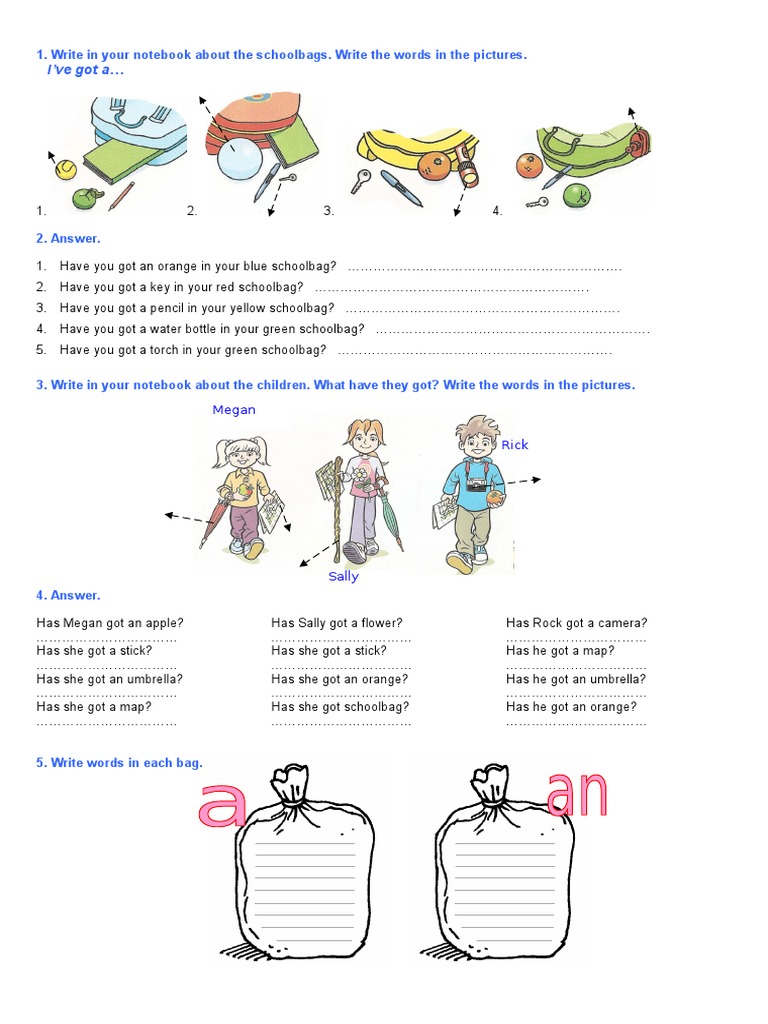Describing Objects in Pictures: An Exercise in Identifying and Listing ...
