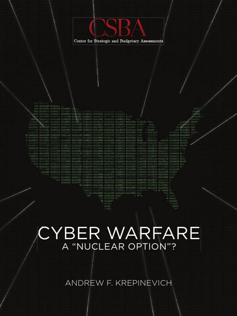 CSBA Cyber Warfare For Web 1 | PDF | Cyberwarfare | Security