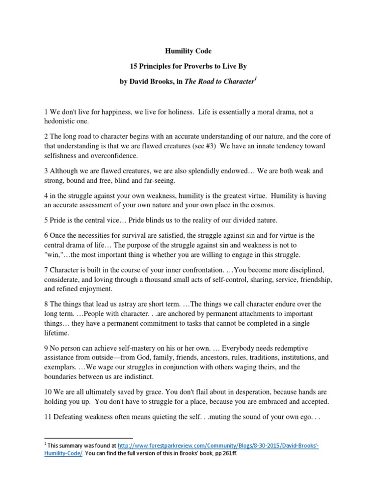 Rev. Rhodes - The Humility Code | PDF | Humility | Virtue