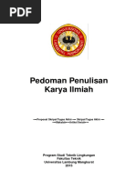 Pedoman Penulisan Karya Ilmiah 2017 (PPKI UM) | PDF