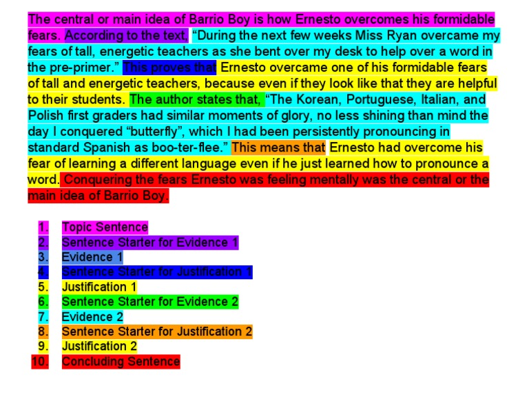 Barrio Boy Structure 1 | PDF | Human Communication | Cognition