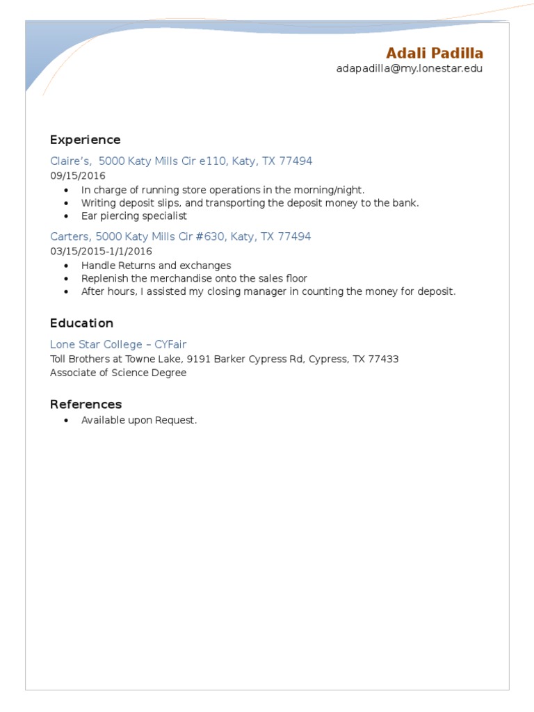 Weebly Resume | PDF