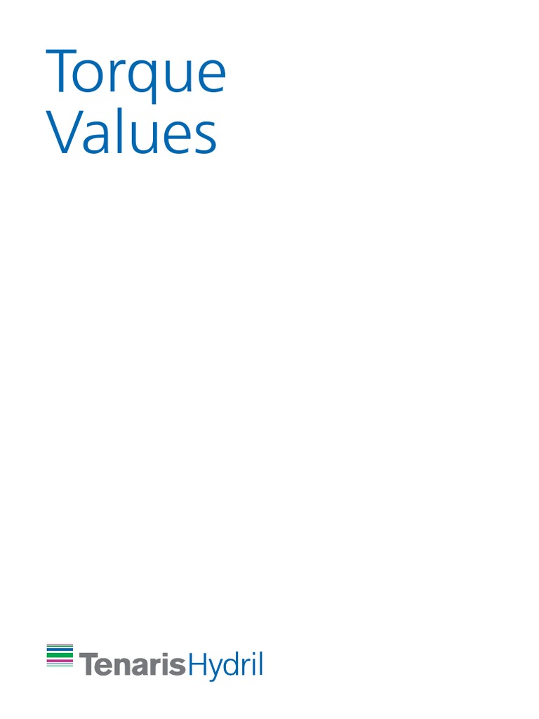 TSH BR Torque Values PDF | PDF | Mechanical Engineering | Nature