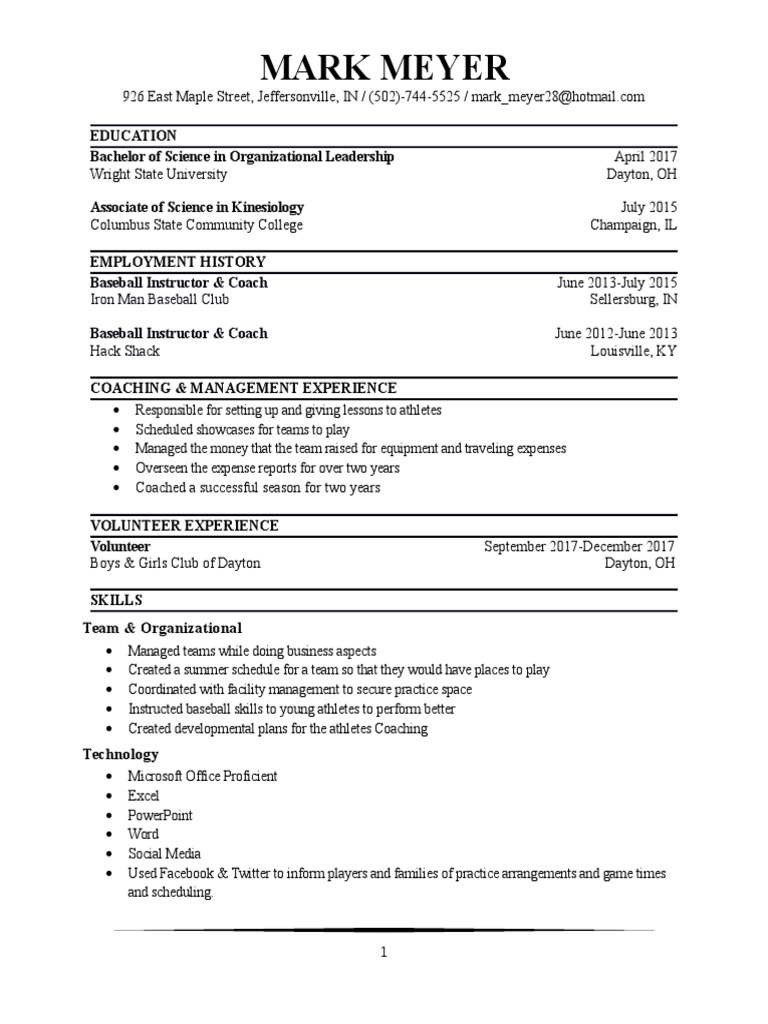 Updated Functional Resume Final | PDF
