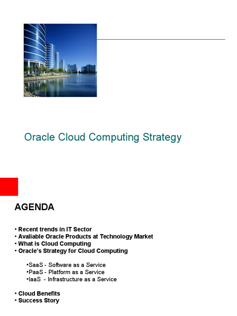 Oracle Cloud Computing Strategy | PDF | Cloud Computing | Platform As A Service
