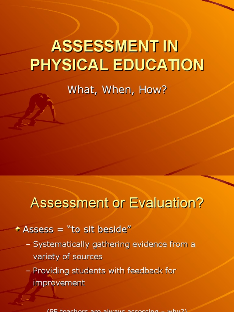Assessment in Physical Education | Download Free PDF | Educational ...