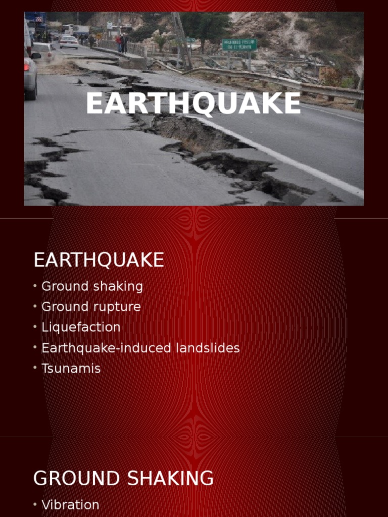 EARTHQUAKE Ground Shaking | Earthquakes | Waves