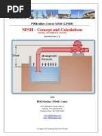 NPSH Calculation | PDF