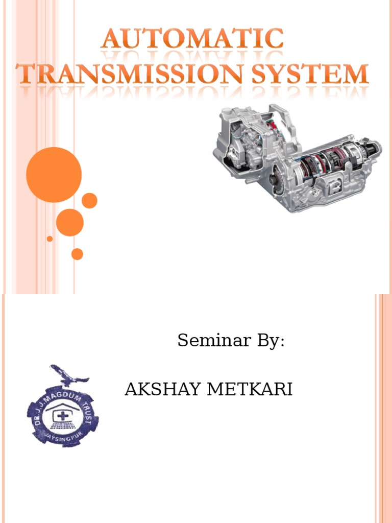 Automatic Transmission.ppt 1 | Automatic Transmission | Transmission ...