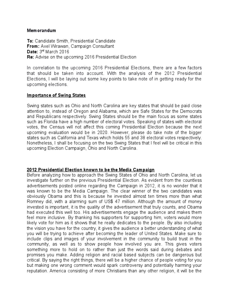 Midterm Project Part 3 | PDF | Swing State | United States Presidential ...