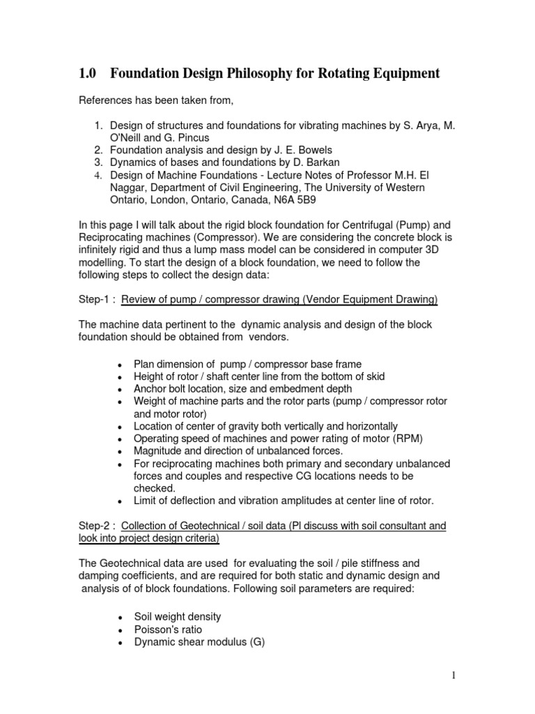 Foundation Design Philosophy | PDF | Beam (Structure) | Friction