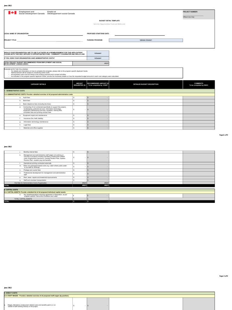 IT Budget Template Excel | PDF | Fee | Pound Sterling