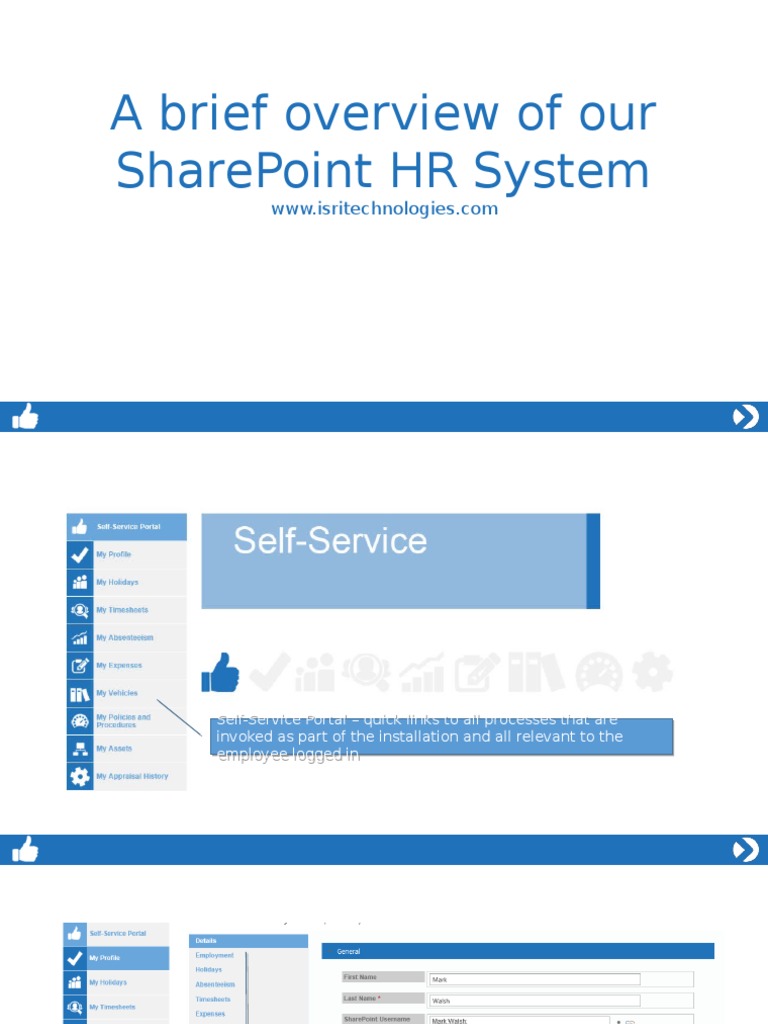 A Brief Overview of Our Sharepoint HR System | PDF | Computing ...
