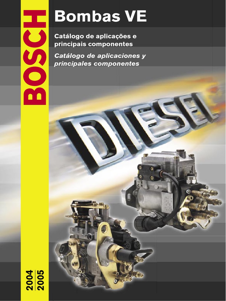 Catalogo Y Despiece de Bombas Bosch Diesel Ve 2004 | Motor diesel | Bomba