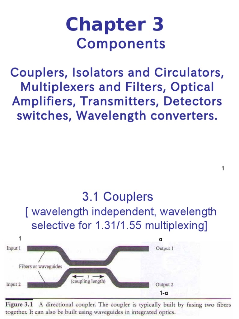 Chapter 3 Optical Components in Silicon Photonics | PDF | Physical Phenomena | Electrodynamics