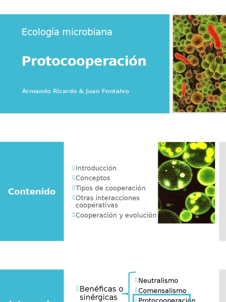 Protocooperación | Evolución | Ciencias de la vida