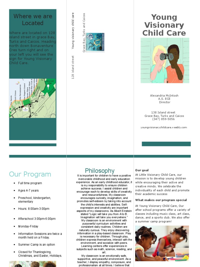 Young Visionary Child Care Brochure | Download Free PDF | Early ...