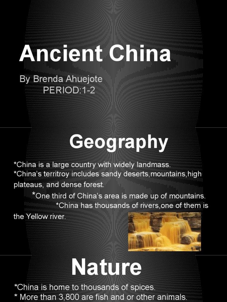 Ancient China | PDF | Geomorphology | China
