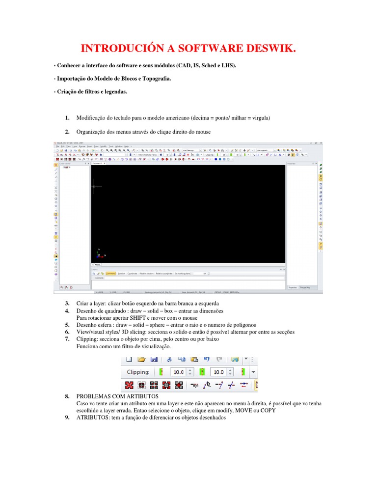 Introducción A Software Deswik | PDF