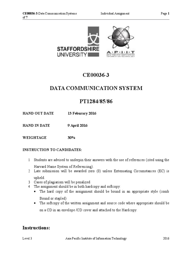Individual Assignment DCS | PDF | Modulation | Digital Technology