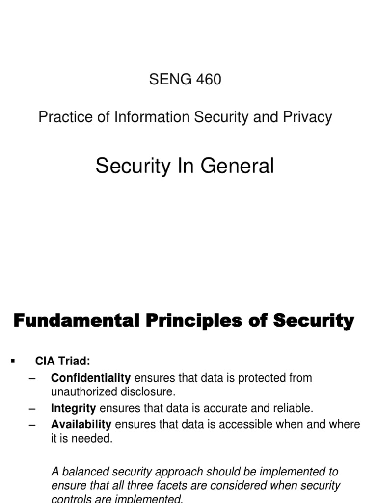 Principles of Information Security | PDF | Computers