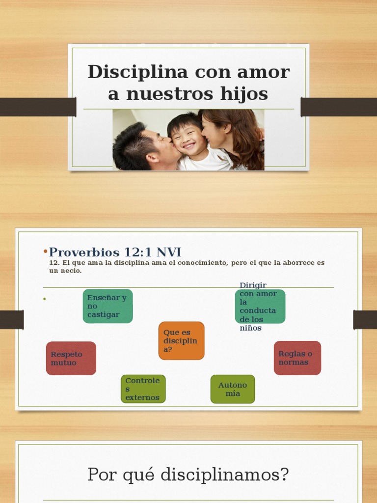 Disciplina Con Amor A Nuestros Hijos | PDF | Disciplinas | Amor
