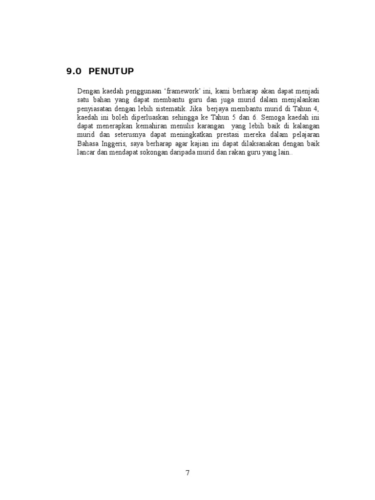 Penutup Proposal | PDF