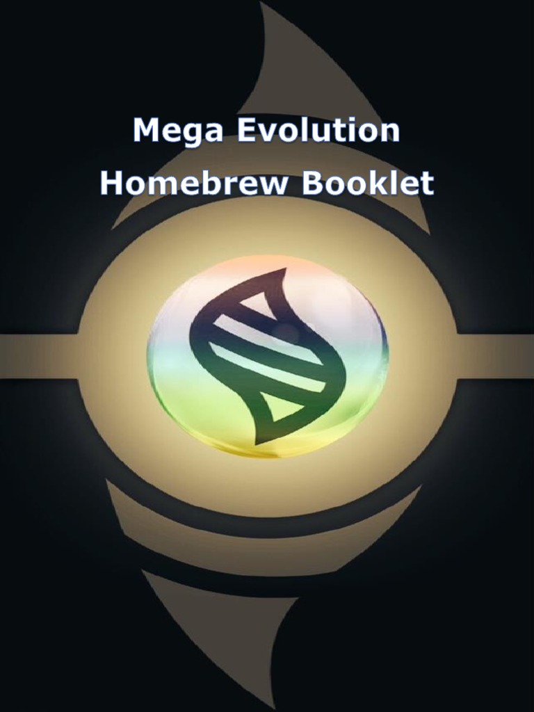 Homebrew Mega Evolution Booklet1.1 | PDF | Pokémon | Nintendo Franchises