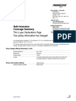 This Is Your Declarations Page Commercial Auto Insurance Coverage ...