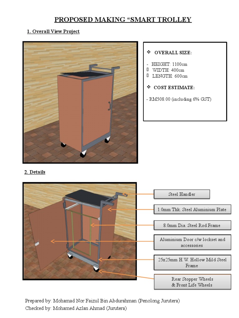Proposed Making "Smart Trolley: 1. Overall View Project | PDF