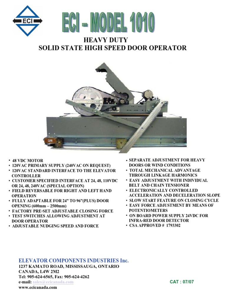 Eci 1000 | PDF | Electrical Connector | Screw