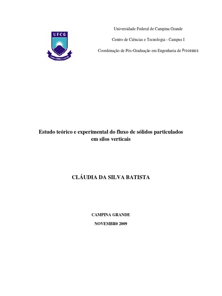 Silo e Angulo de Repouso | PDF | Massa | Pressão