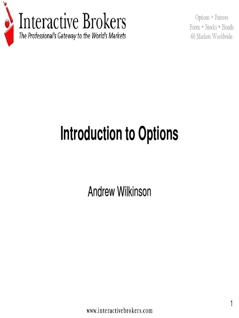 Intro To Options Webinar Notes | PDF | Call Option | Option (Finance)