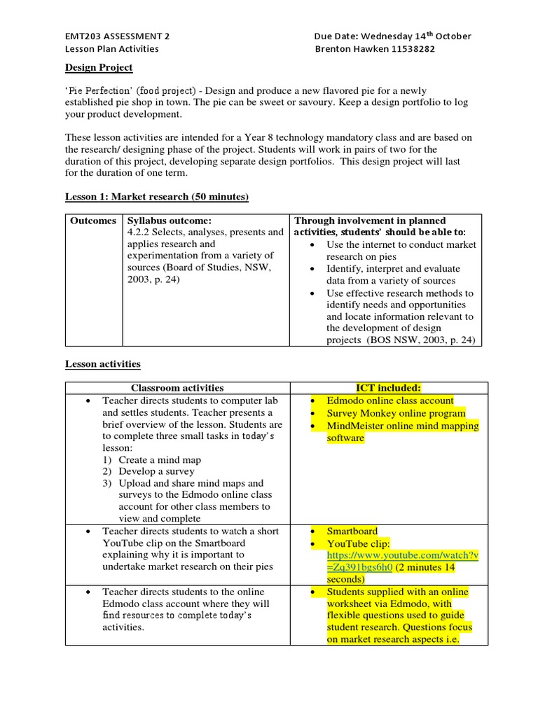 Design Project Emt | PDF | Educational Technology | Project Based Learning