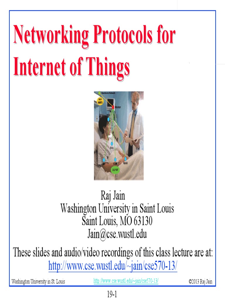 Networking Protocol For IoT | PDF | Internet Protocols | I Pv6