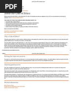 CECE Code of Ethics and Standards of Practice For RECEs in Ontario ...