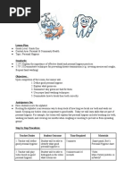 Hand Washing Lesson Plan | PDF | Hand Washing | Differentiated Instruction