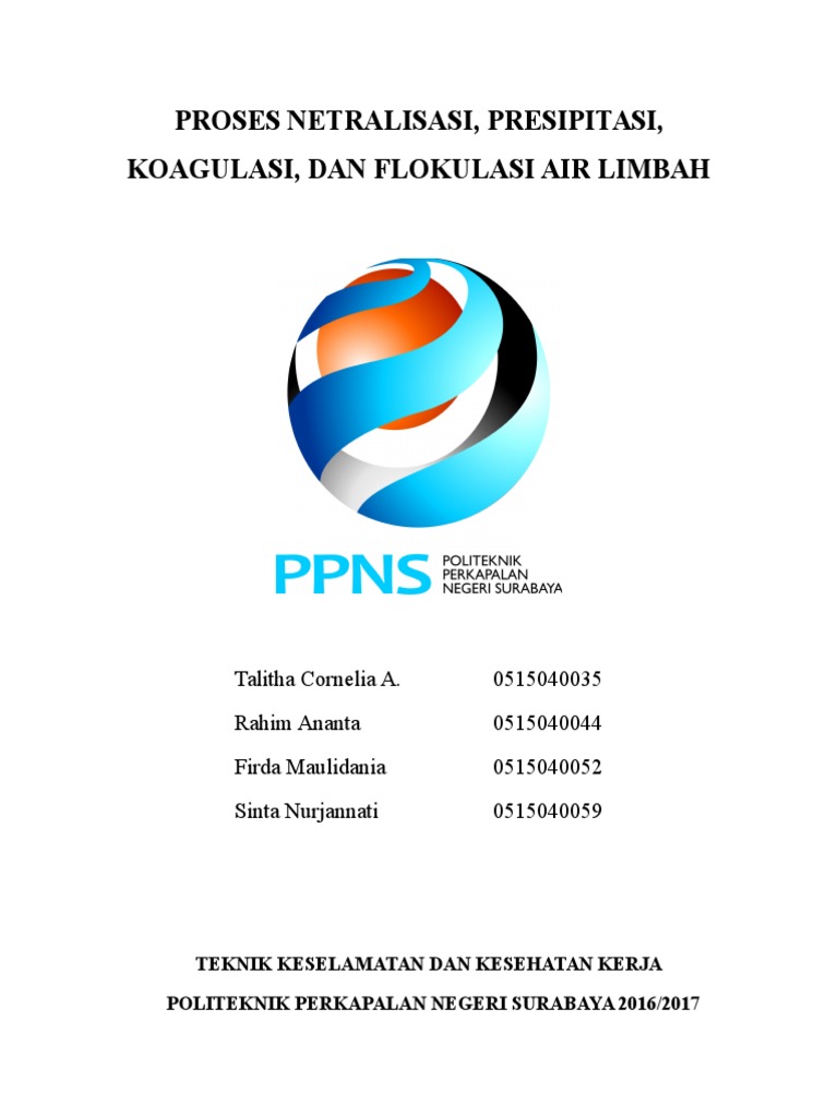 Netralisasi, Presipitasi, Koagulasi, Dan Flokulasi | PDF | Sains ...