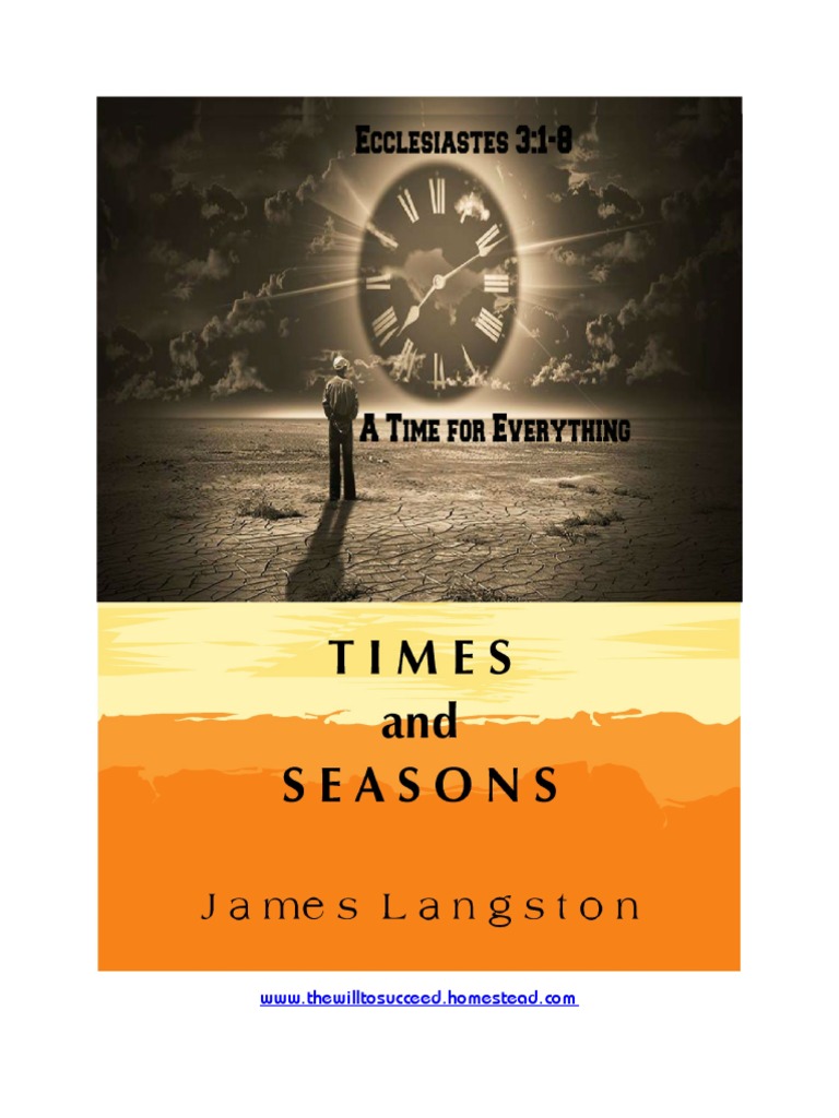 Times and Seasons | PDF | Jesus | God