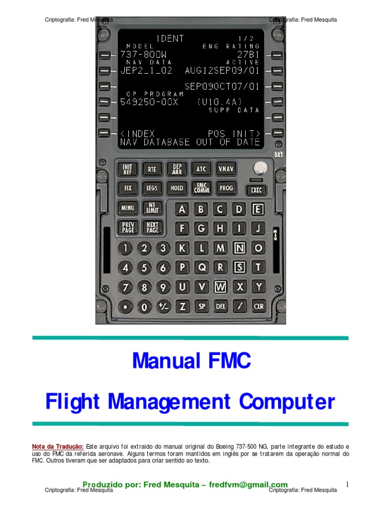 Manual FMC Boeing 737 PT-BR | PDF